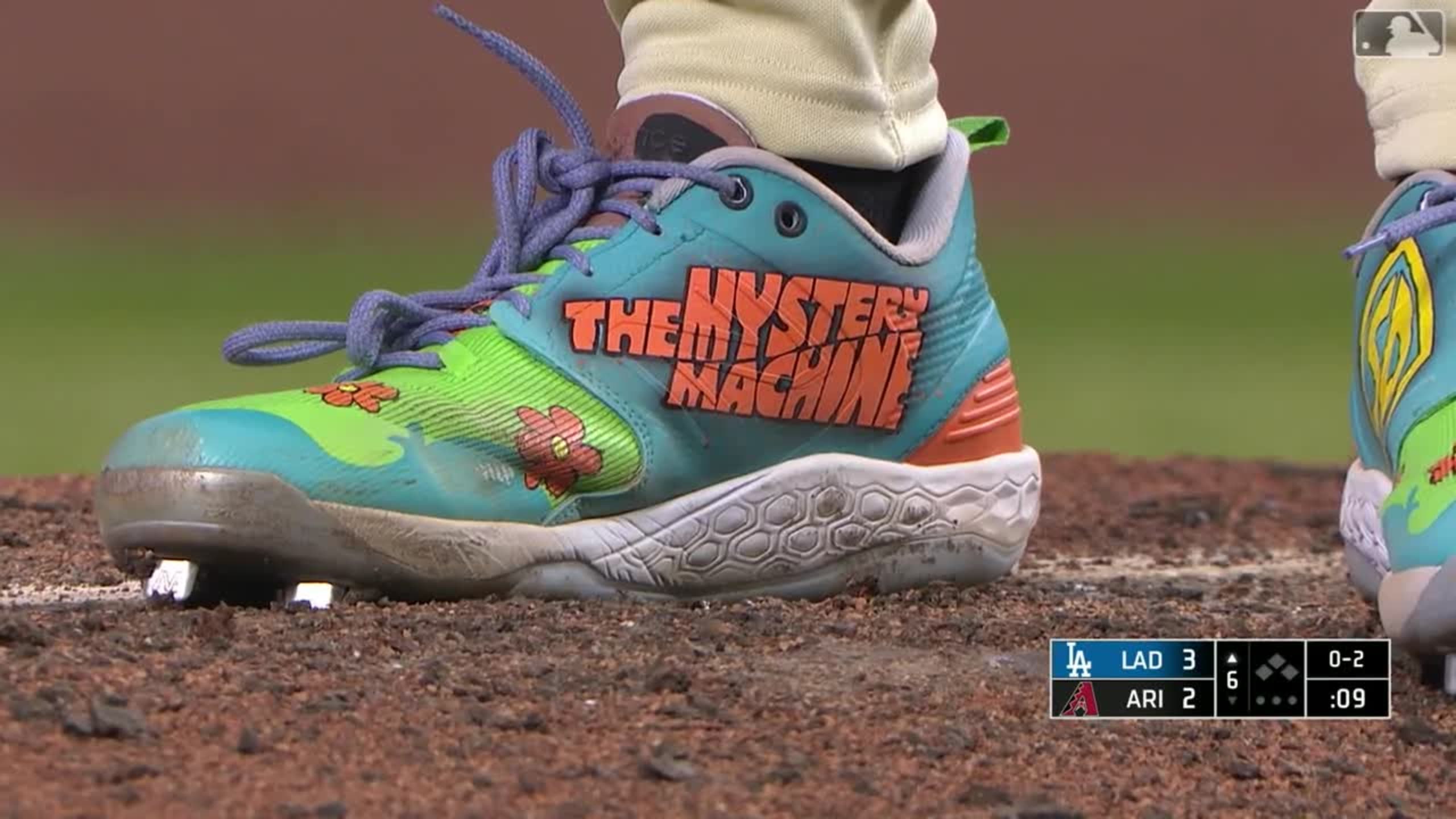 Drey Jameson's Scooby-Doo cleats