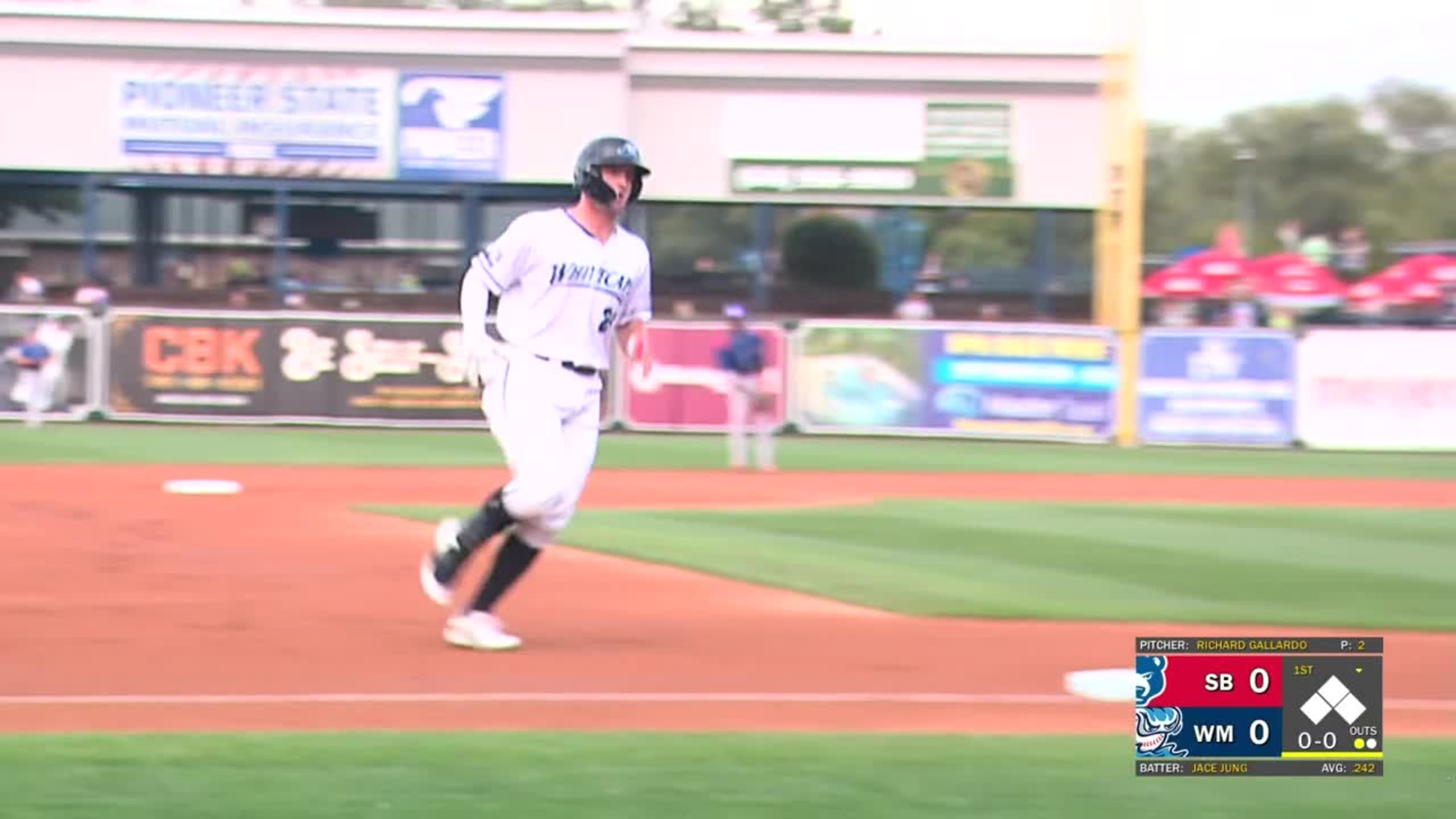 Jace Jung's first pro homer