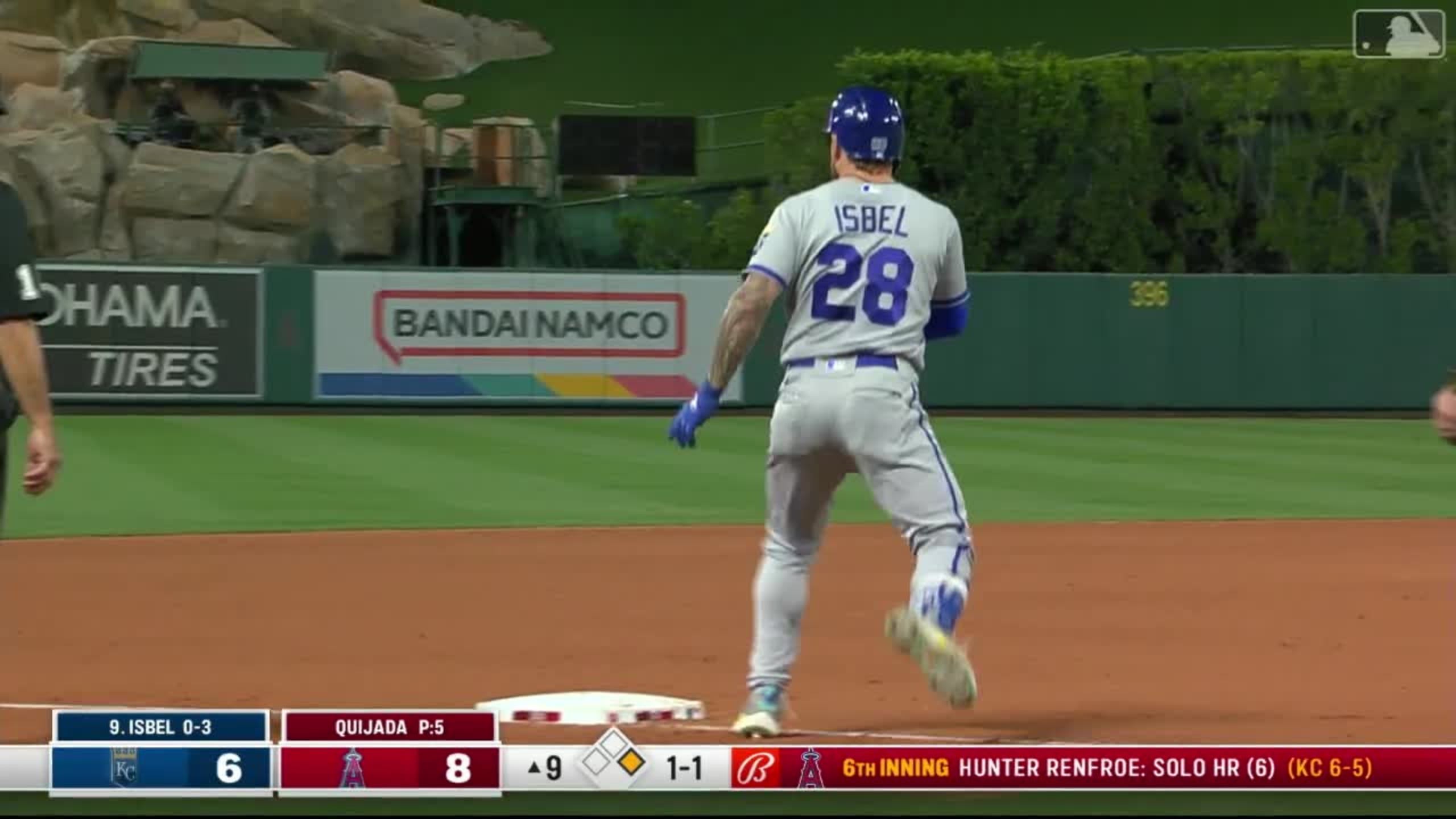 Kyle Isbel's RBI double