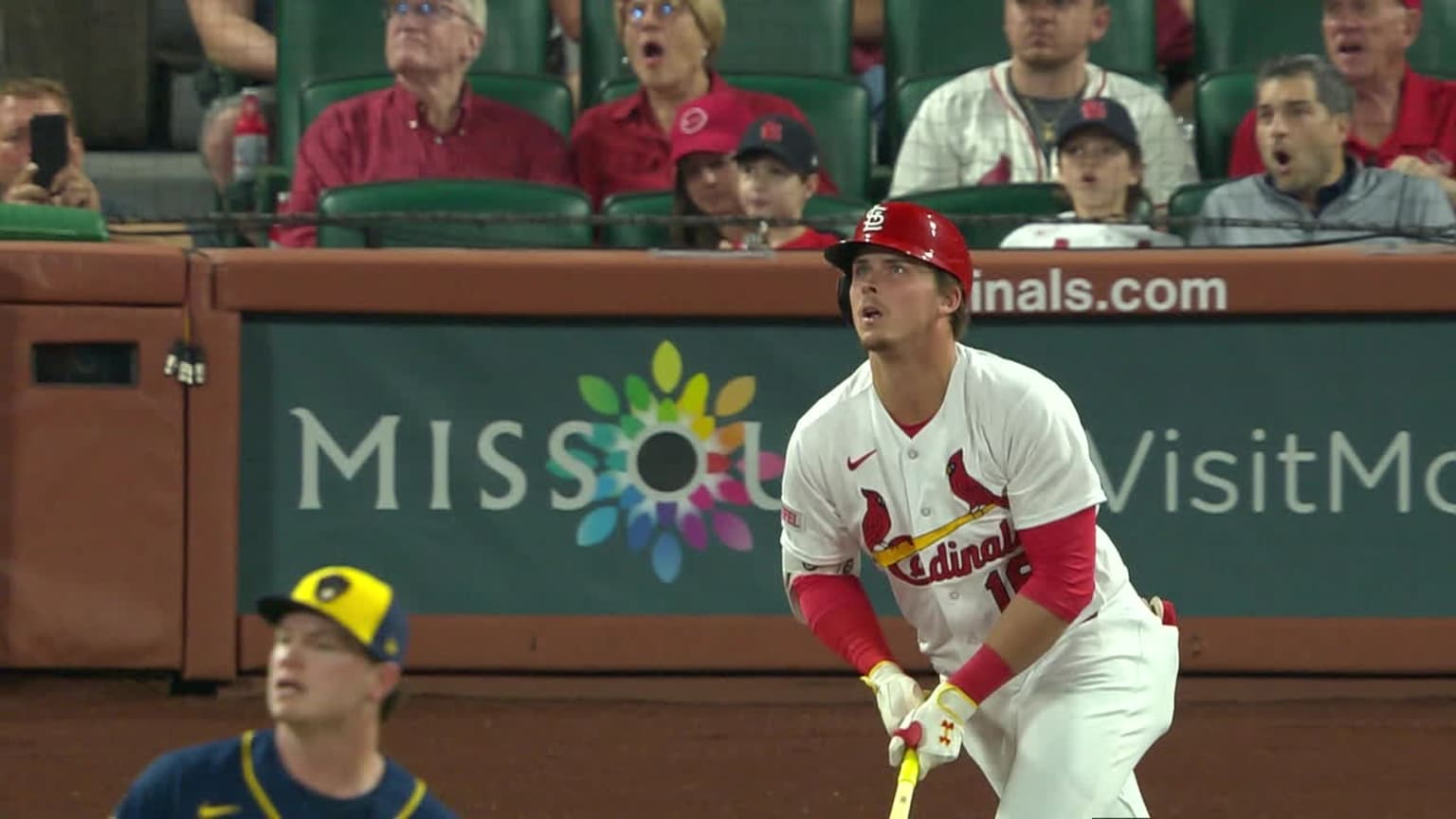 Nolan Gorman drives a three-run HR to right field | 05/15/2023 | MLB.com