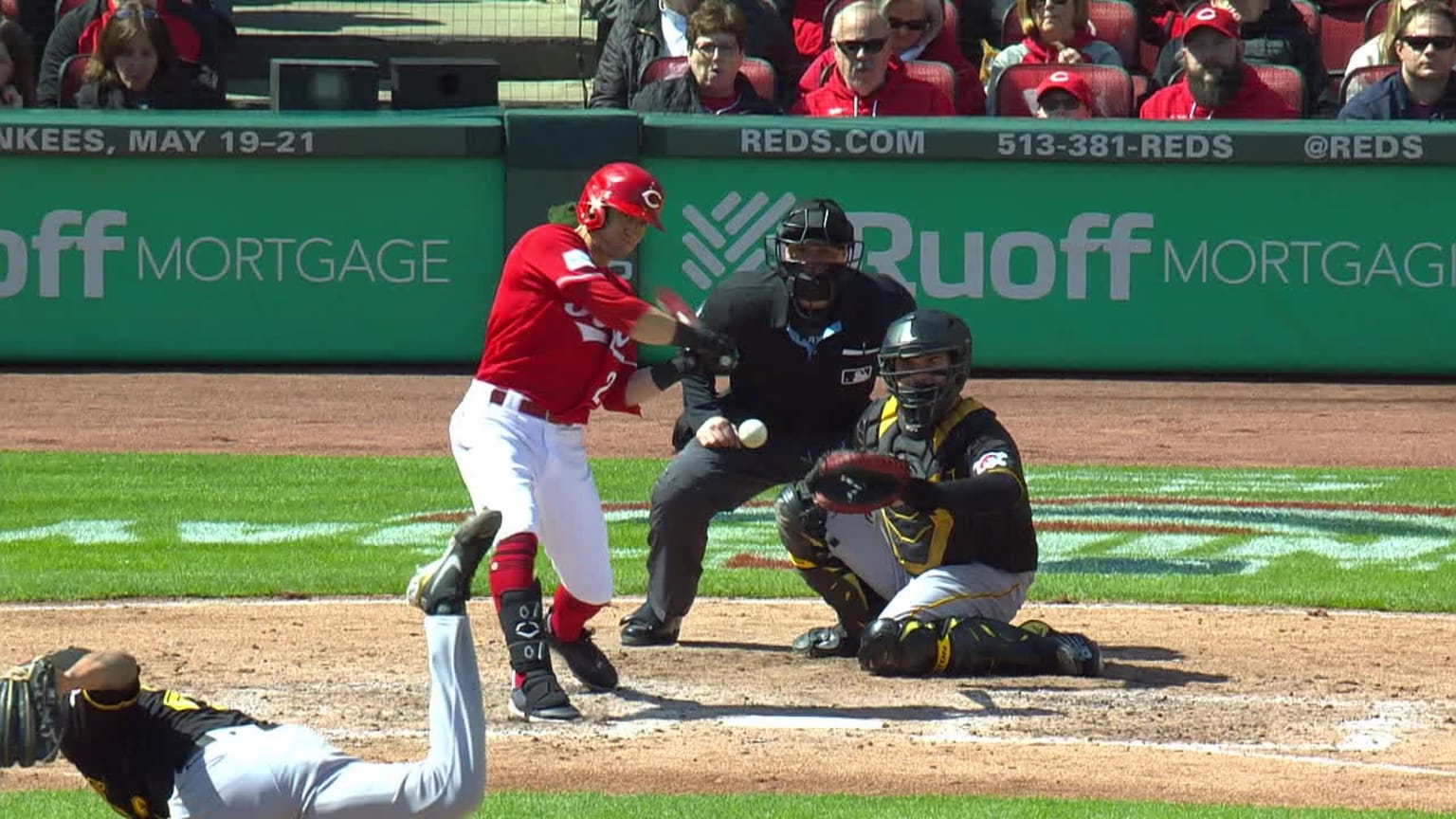 TJ Friedl homers to right-center field | 04/02/2023 | Cincinnati Reds