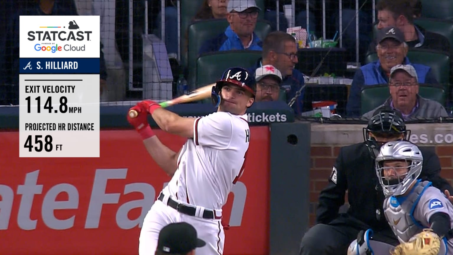 Sam Hilliard crushes a 458-foot homer at a 114.8 mph | 04/24/2023 | MLB.com