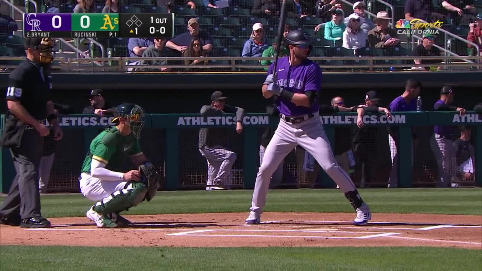Kris Bryant belts a solo homer to left | 02/27/2023 | Colorado Rockies