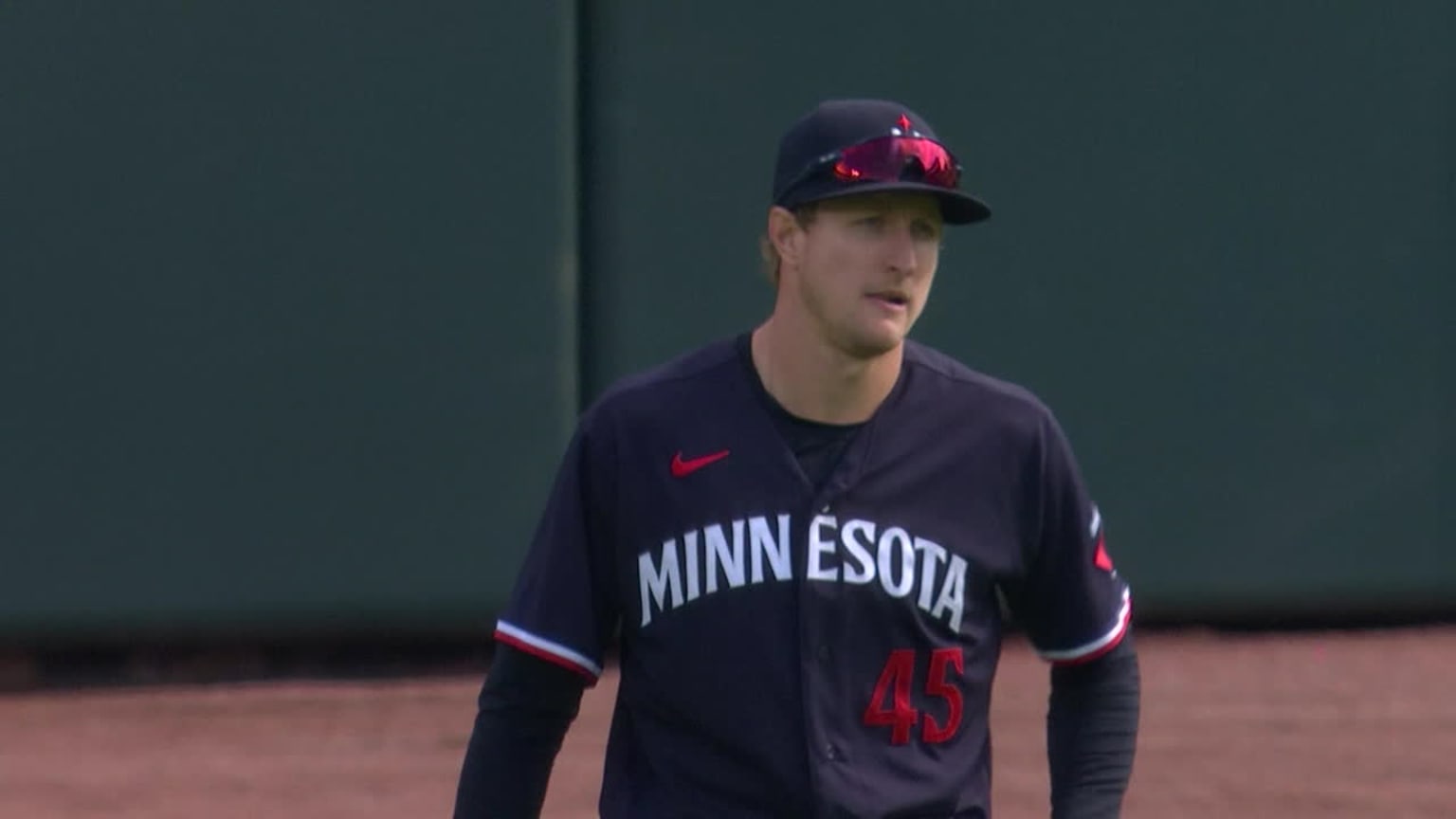 Gran captura de Andrew Stevenson | 17/09/2023 | Los Twins de Minnesota