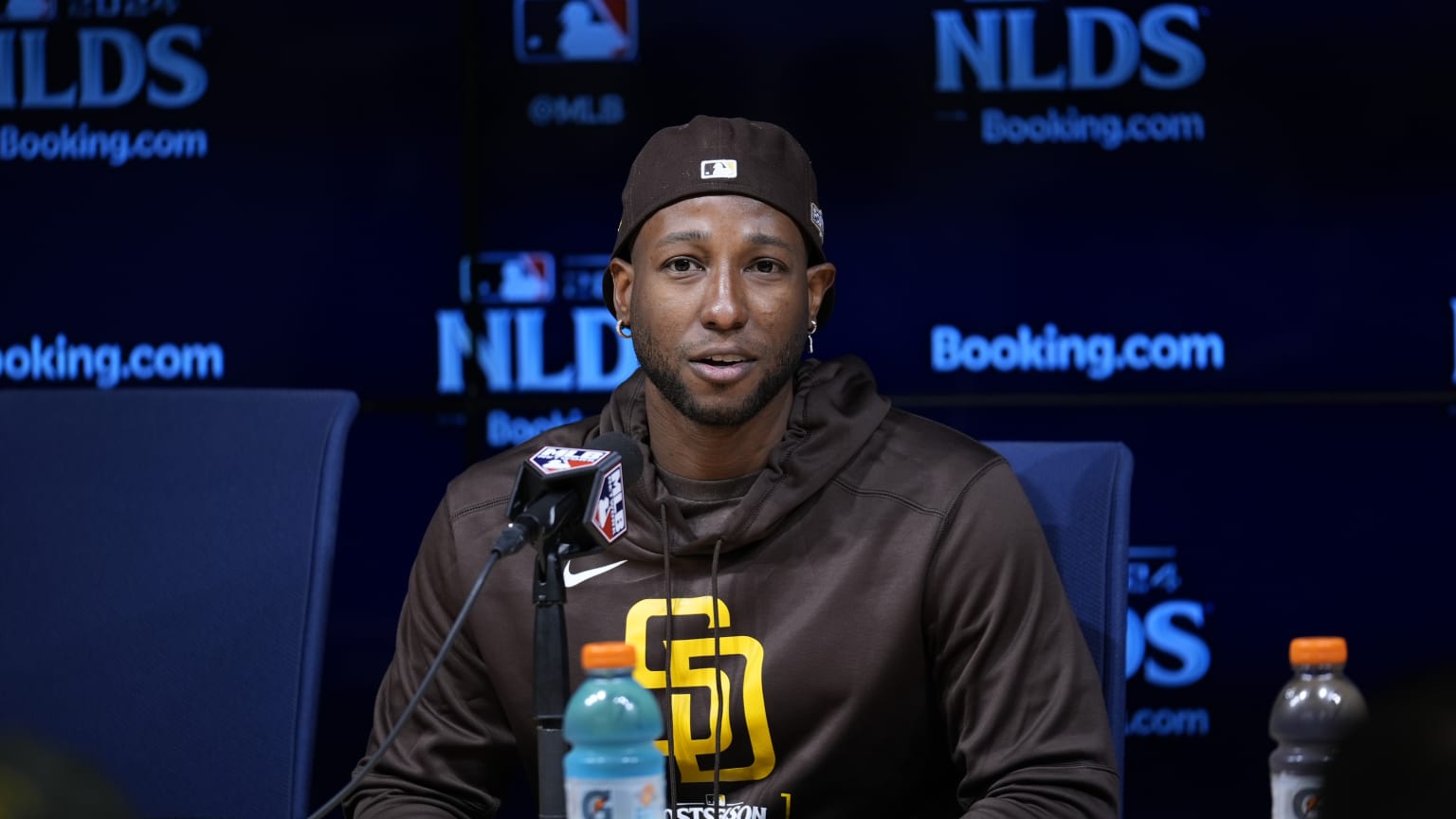 Jurickson Profar on Padres' experience, NLDS matchup | 10/04/2024 | San ...