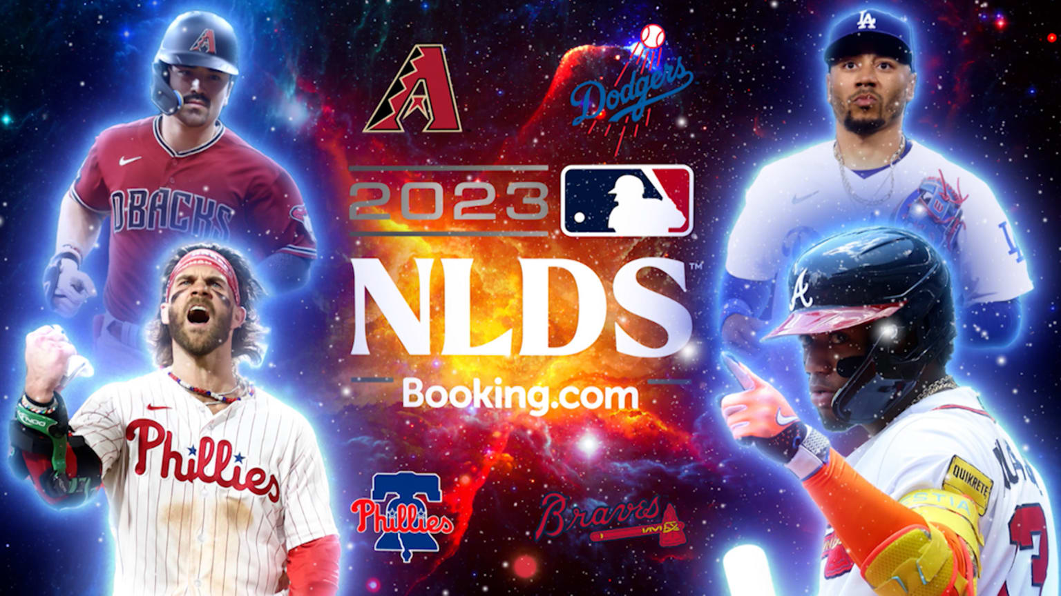 D-backs meet Dodgers, Phillies meet Braves in NLDS | 10/07/2023 | Los ...