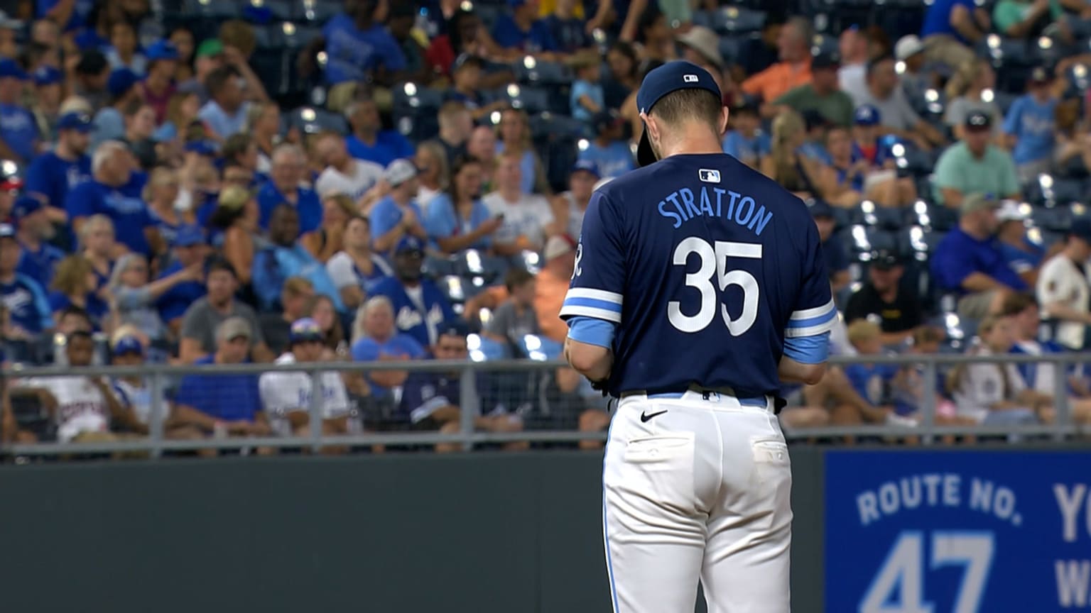 Chris Stratton fans Brayan Rocchio | 06/28/2024 | Kansas City Royals