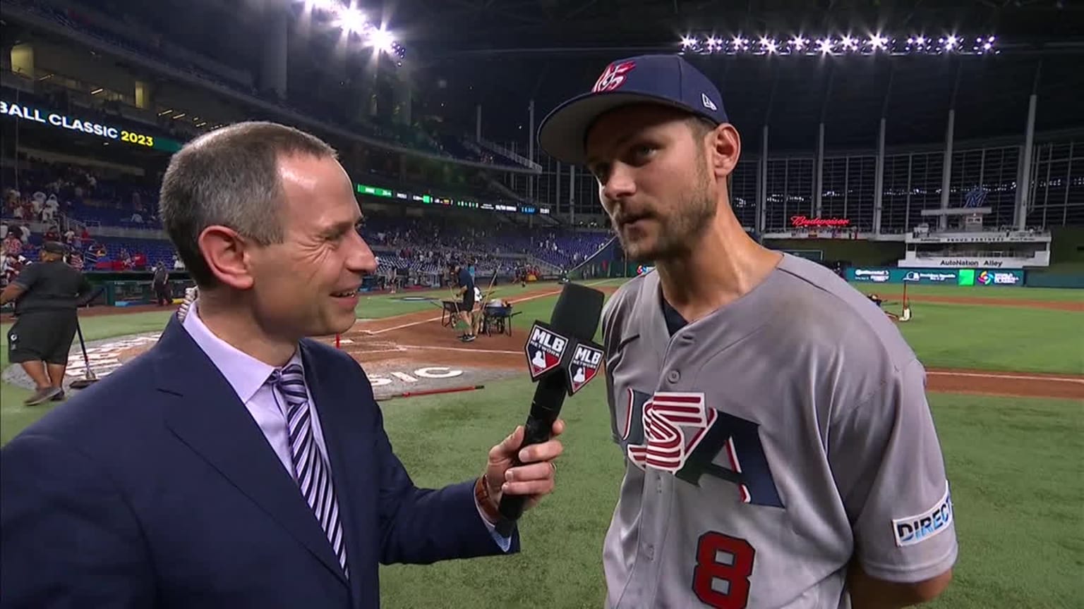 Trea Turner speaks on his grand slam, Ken Griffey Jr. | 03/18/2023 ...