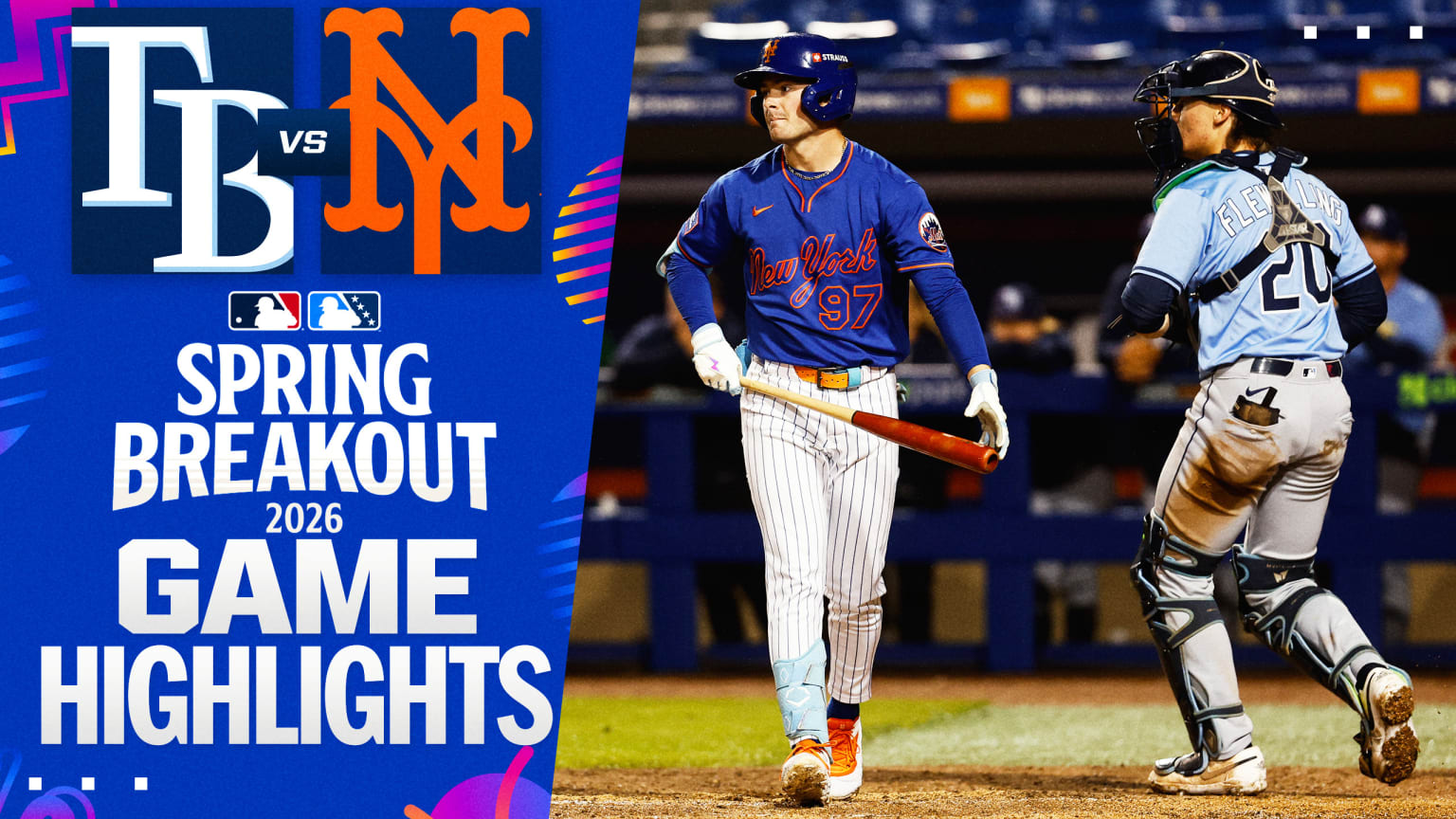 Rays vs. Mets Spring Breakout Highlights | 03/19/2026 | New York Mets