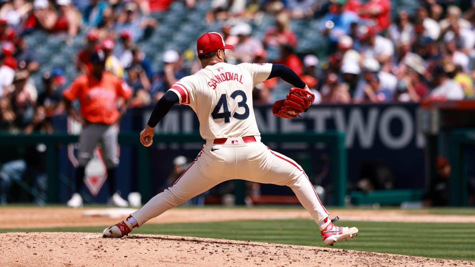 Patrick Sandoval strikes out Jake Meyers | 06/09/2024 | Los Angeles Angels