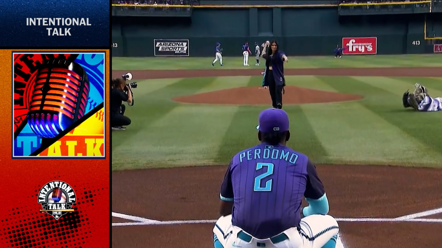 Revisiting Siera Santos' ceremonial first pitch | 05/12/2025 | MLB.com