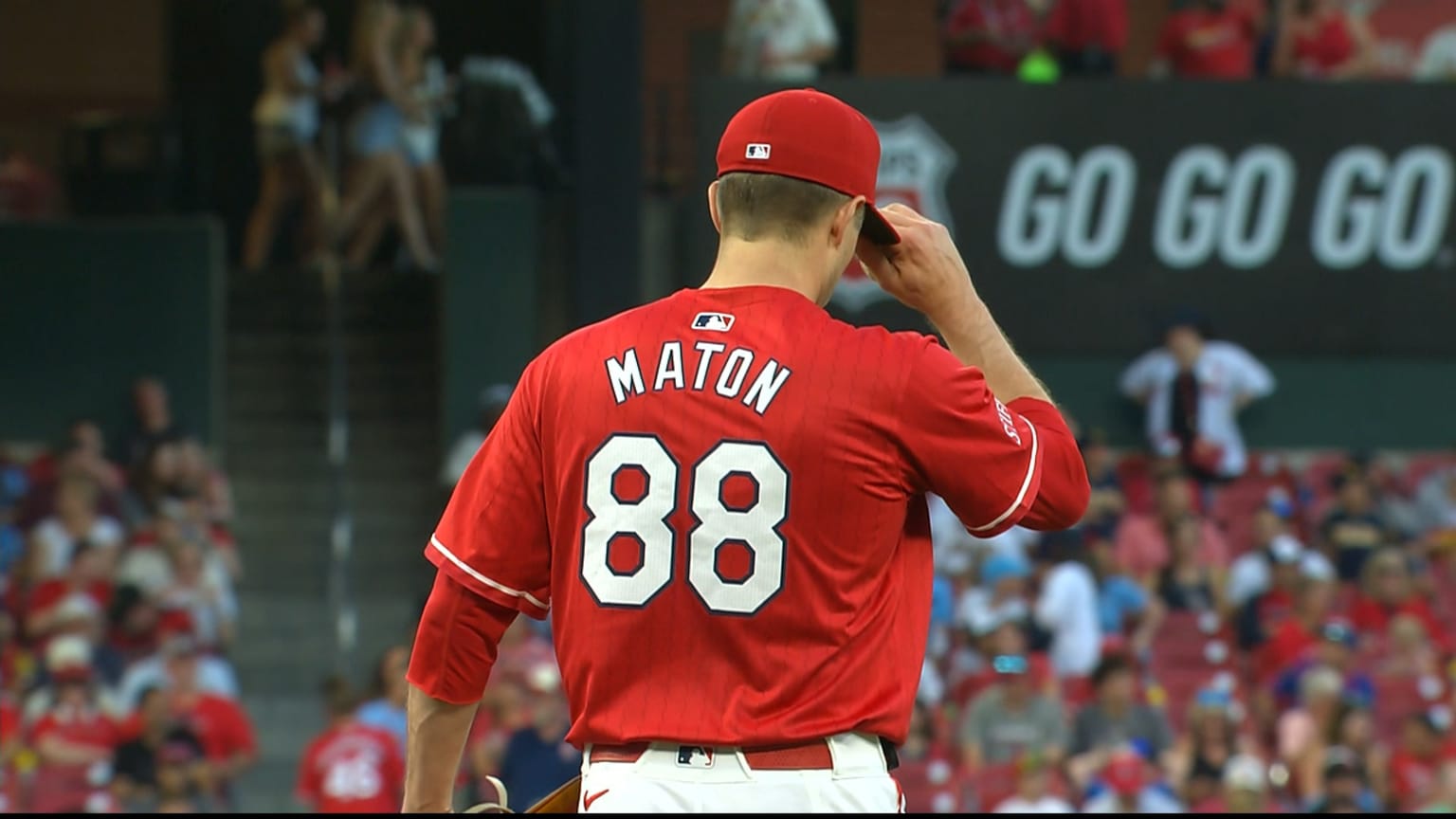 Phil Maton induces a double play on his first pitch | 06/20/2025 | St ...