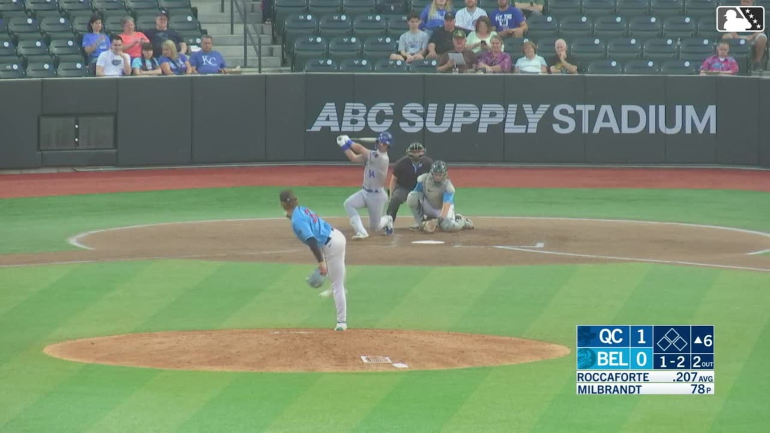 Karson Milbrandt's fifth strikeout of the game | 08/14/2024 | Miami Marlins