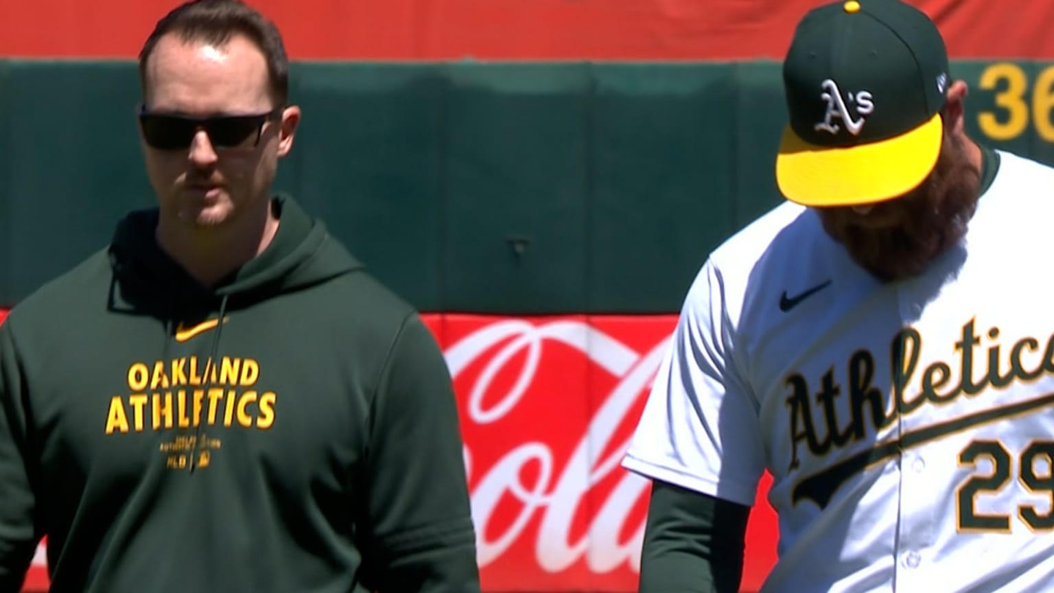 Austin Adams exits with left neck tightness | 05/25/2024 | Athletics
