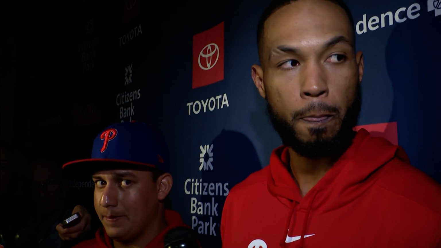 Cristopher Sánchez talks start and the 7-6 win | 10/06/2024 | MLB.com
