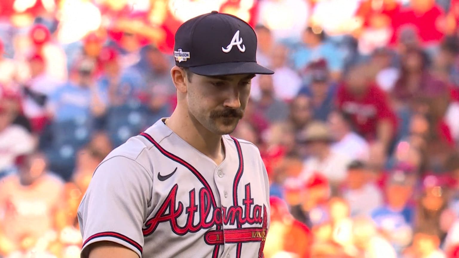 Spencer Strider strikes out four batters over 2 1/3 | 10/14/2022 ...