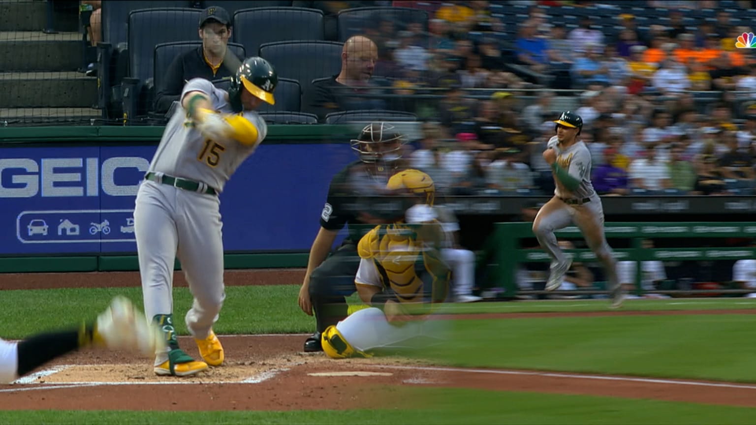 Seth Brown lines an RBI double in the top of the 3rd | 06/05/2023 ...