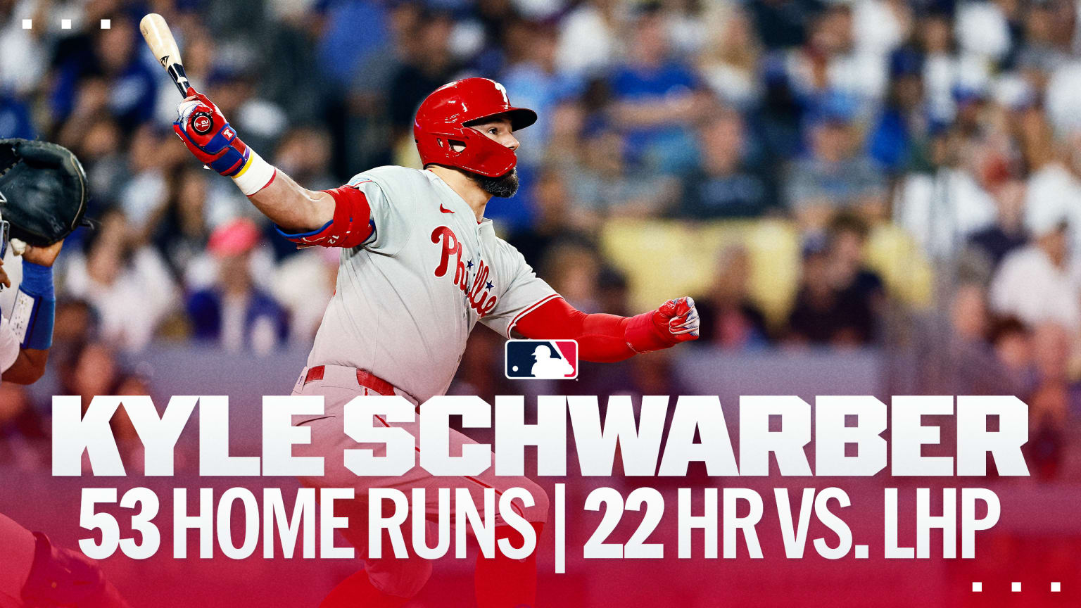 Kyle Schwarber's solo home run (53) | 09/15/2025 | Philadelphia Phillies