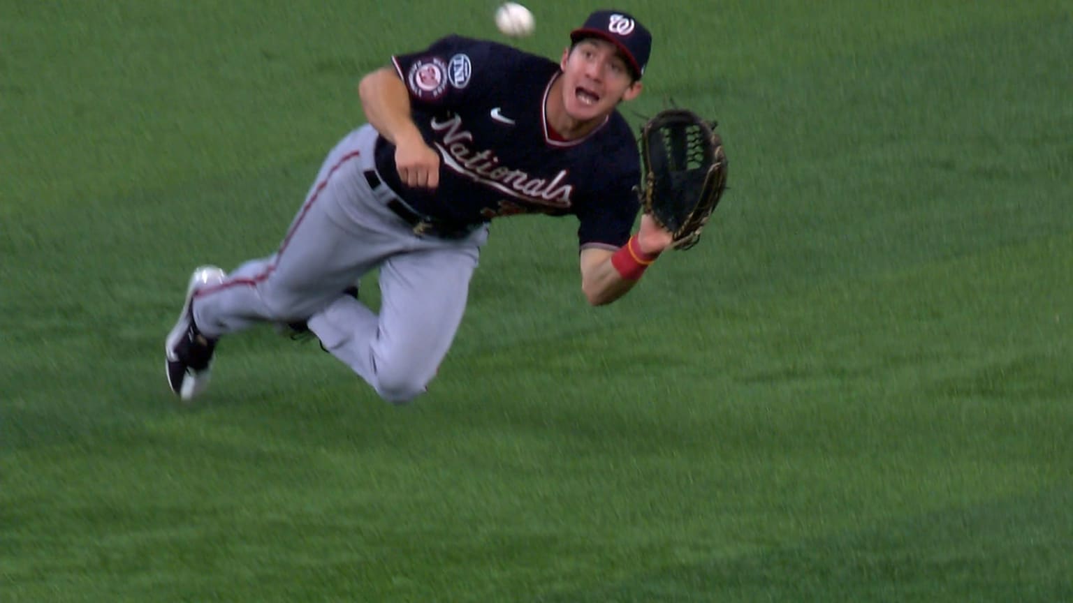 Jacob Young makes a great diving catch in center | 08/27/2023 ...