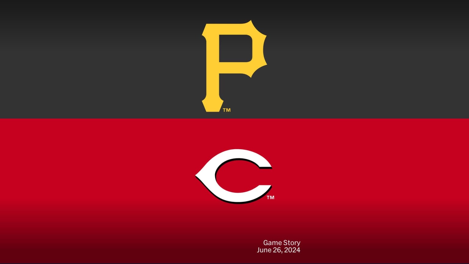 Pirates at Reds - June 26, 2024: Title Slate | 06/25/2024 | MLB.com