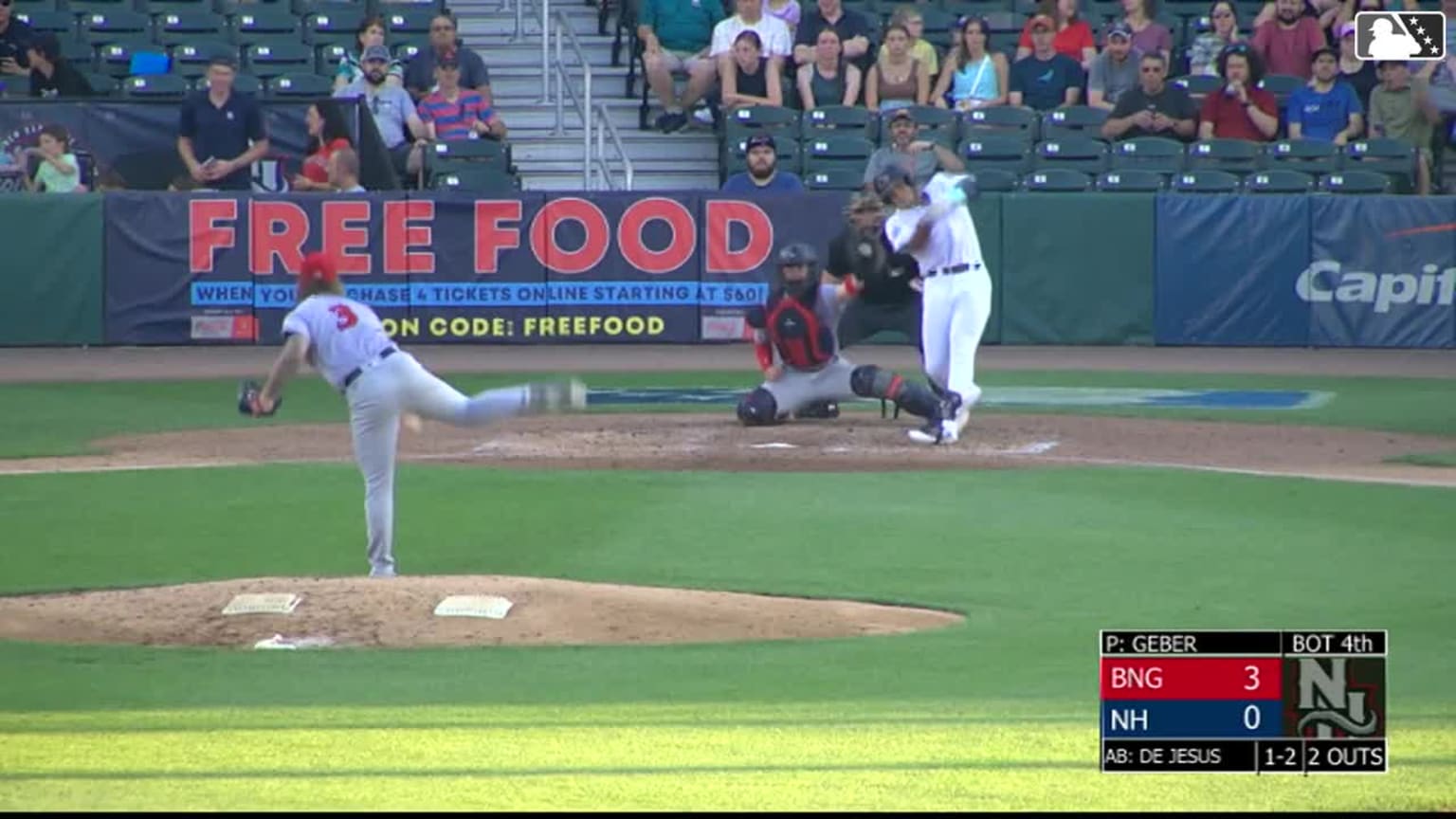 Jordan Geber's fourth strikeout | 07/12/2024 | New York Mets