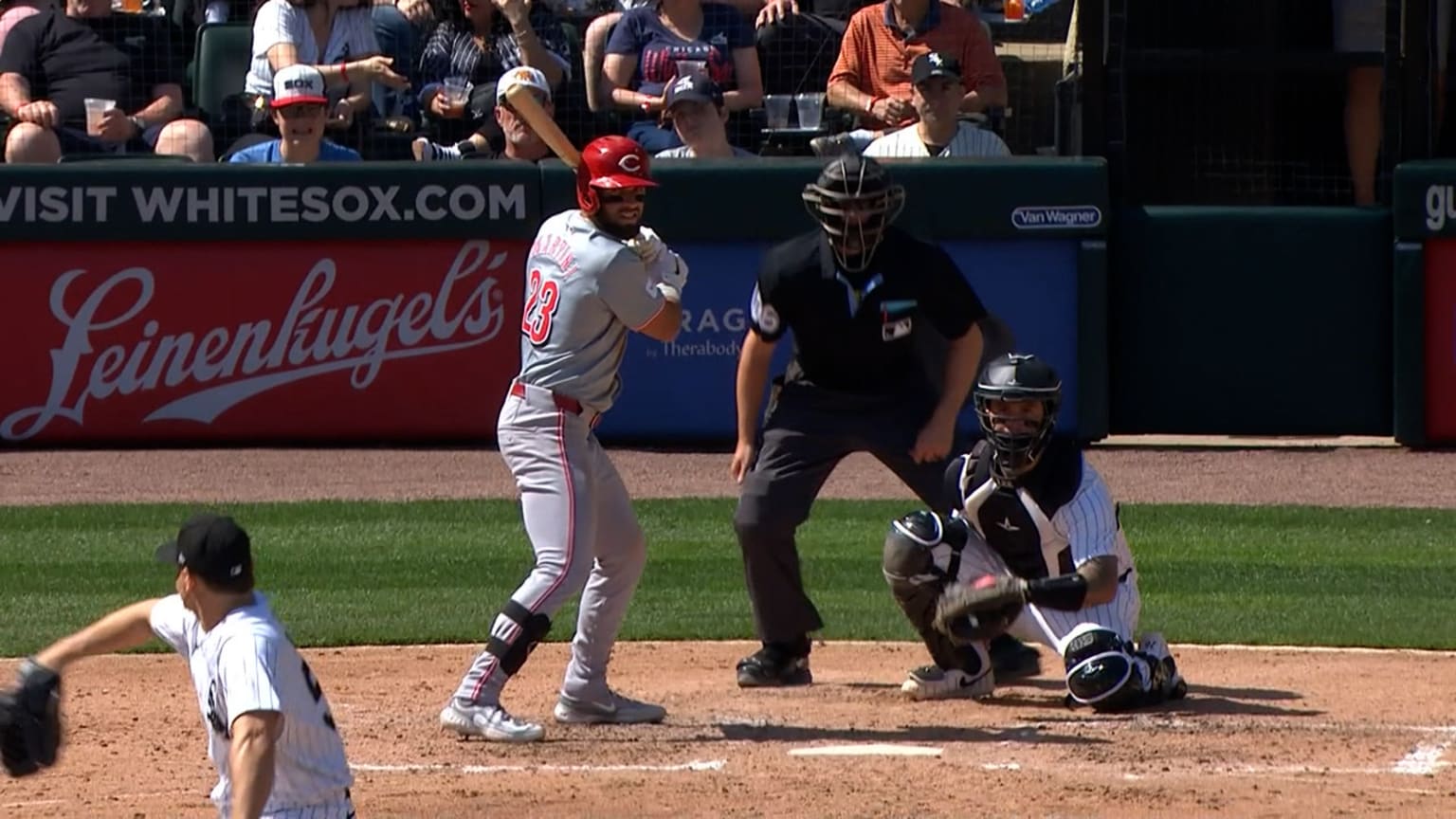 Nick Martini pega HR de dos carreras en la 5ta | 14/04/2024 | Los Reds ...