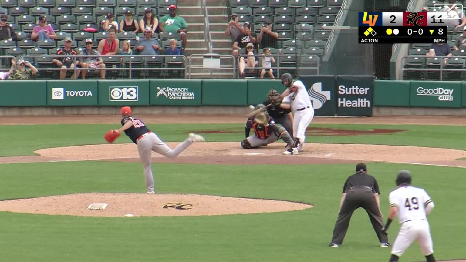 Clint Coulter belts a grand slam to left field in 8th | 06/11/2023 ...