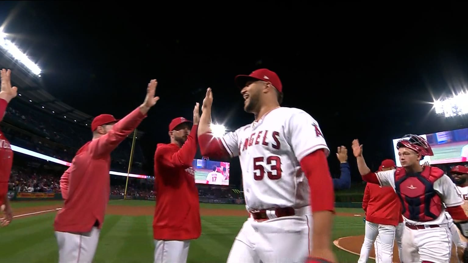 Brandon Drury retires Estuary Ruiz for final play | 04/25/2023 | Los ...