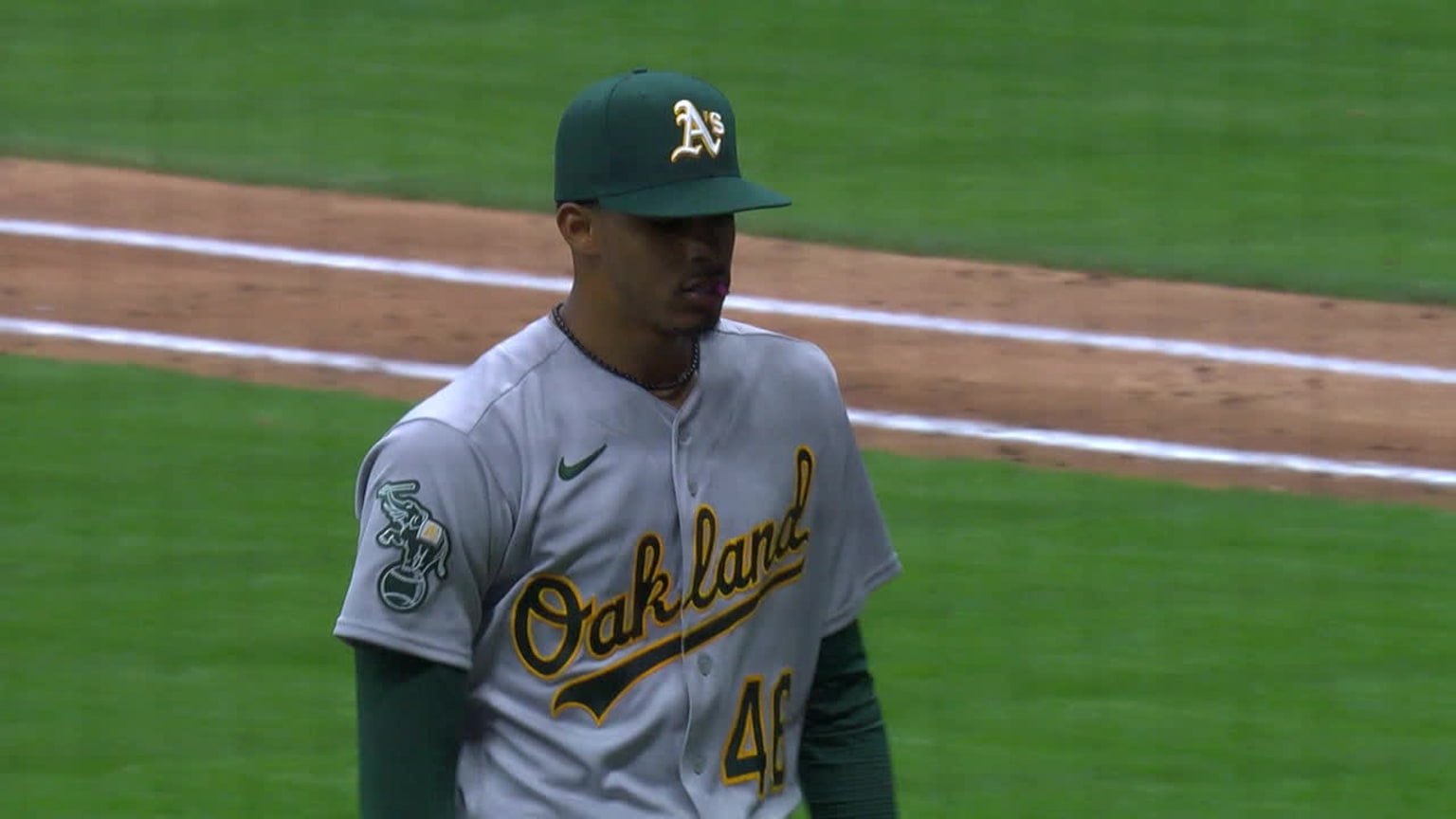 Luis Medina strikes out six Brewers over five innings | 06/09/2023 ...