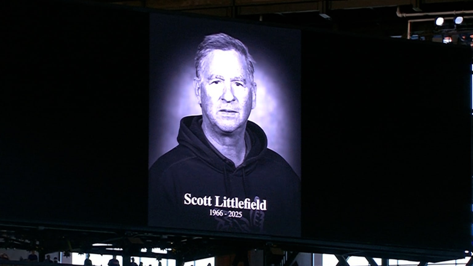 Moment of silence for Rangers scout Scott Littlefield | 09/20/2025 ...