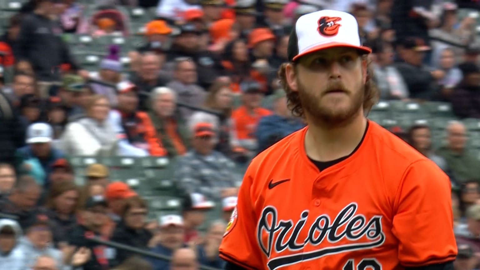 Cole Irvin strikes out Brent Rooker | 04/27/2024 | Baltimore Orioles
