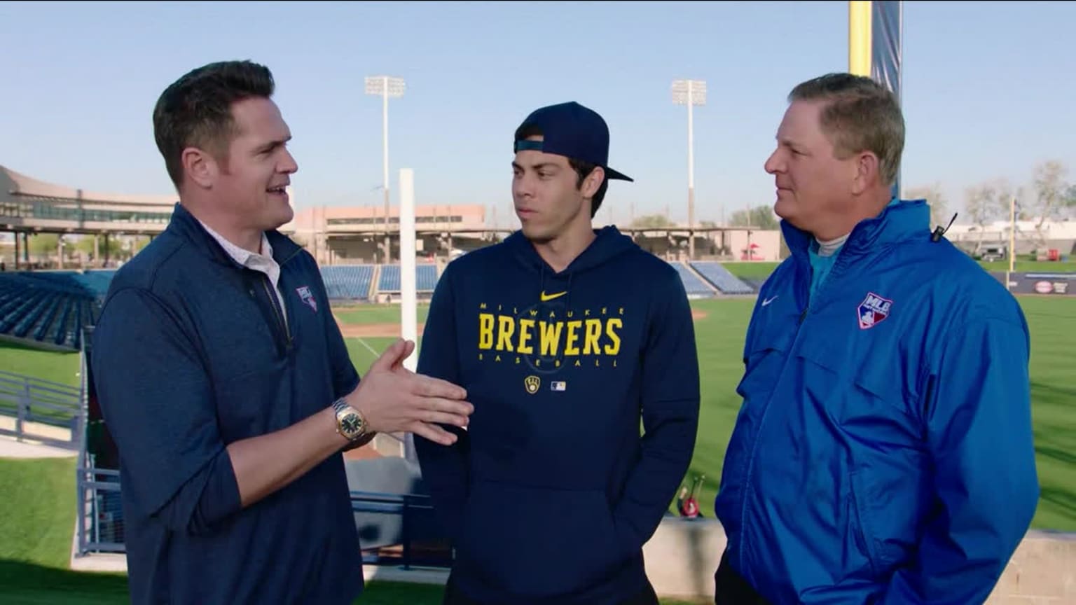 Christian Yelich on hitting leadoff, base stealing | 03/04/2023 | MLB.com