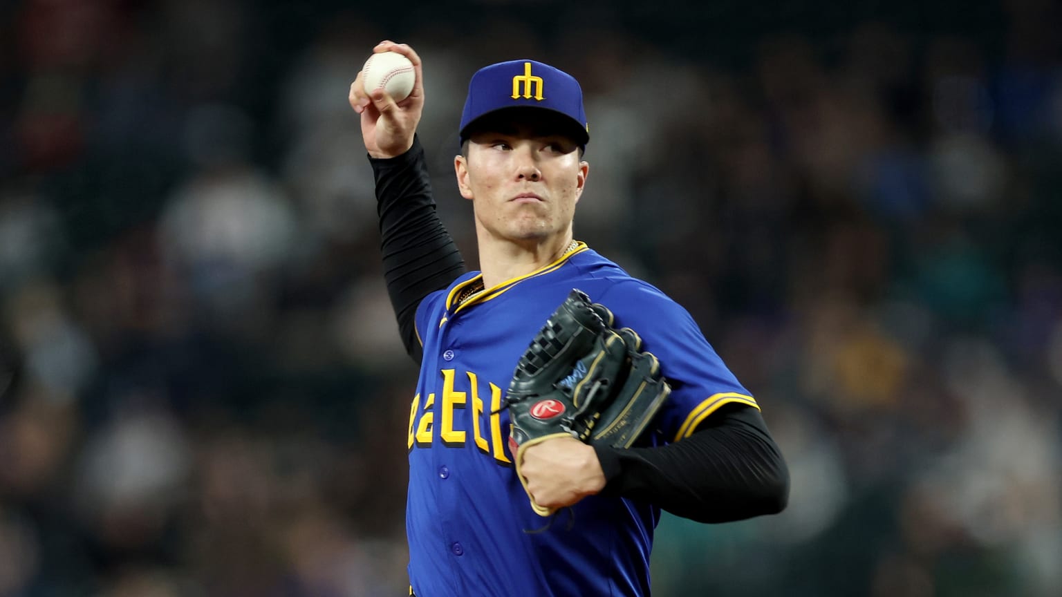 Bryan Woo K's Kyle McCann | 09/27/2024 | Seattle Mariners