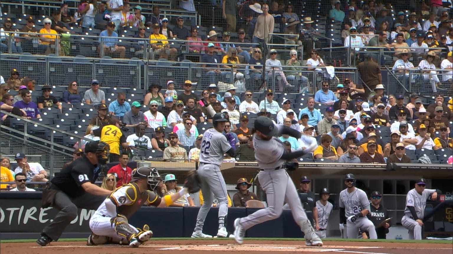 Brendan Rodgers hits first homer of 2023 | 09/20/2023 | Colorado Rockies