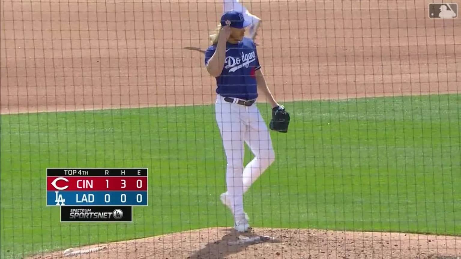 Noah Syndergaard records his first K as a Dodger | 02/28/2023 | Los ...