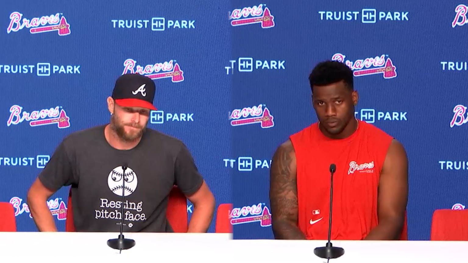 Chris Sale, Jorge Soler on Braves' loss to Brewers | 08/07/2024 | Atlanta Braves