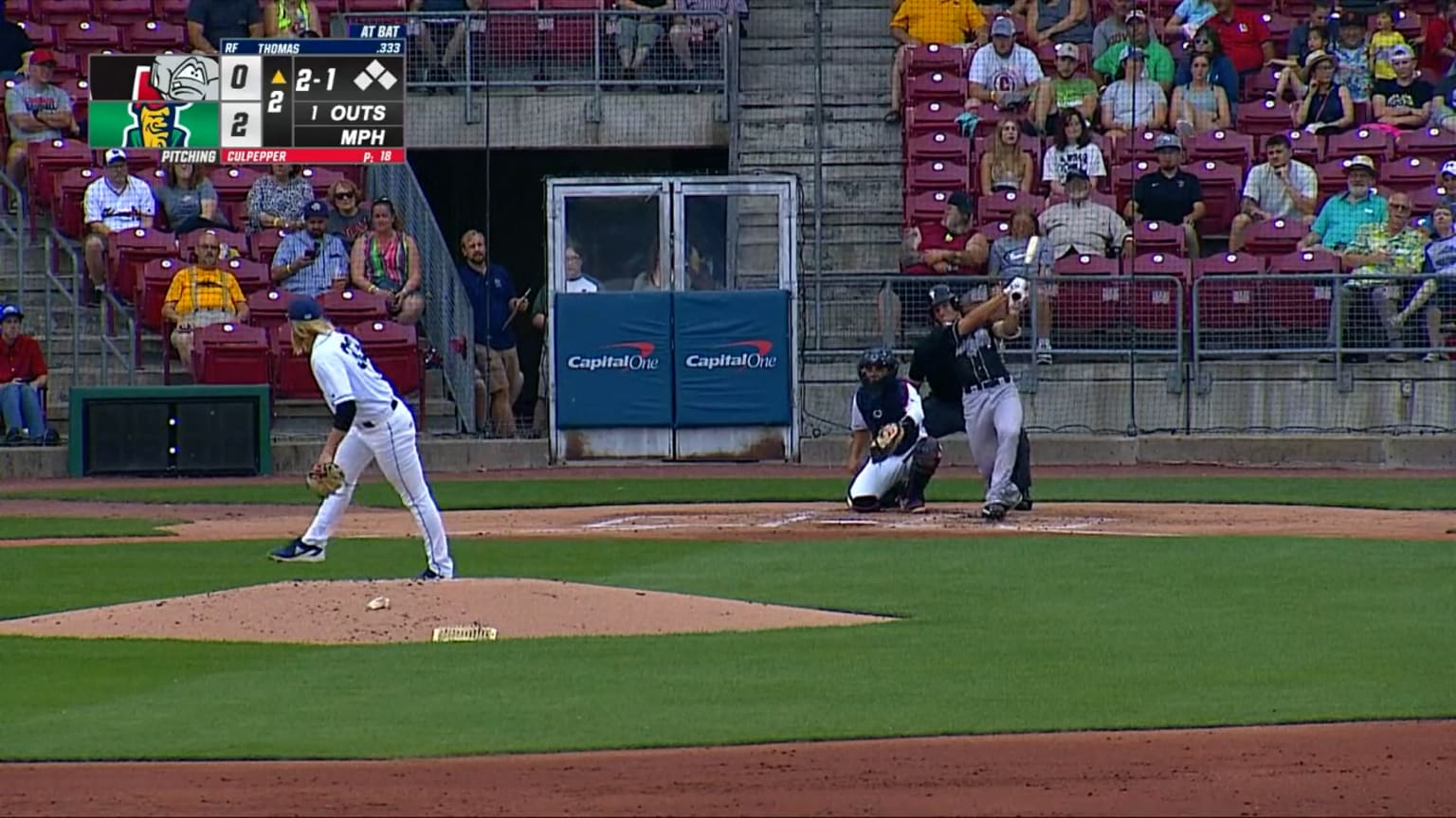Colby Thomas hits his thrid home run to left field | 08/02/2023 | MLB.com