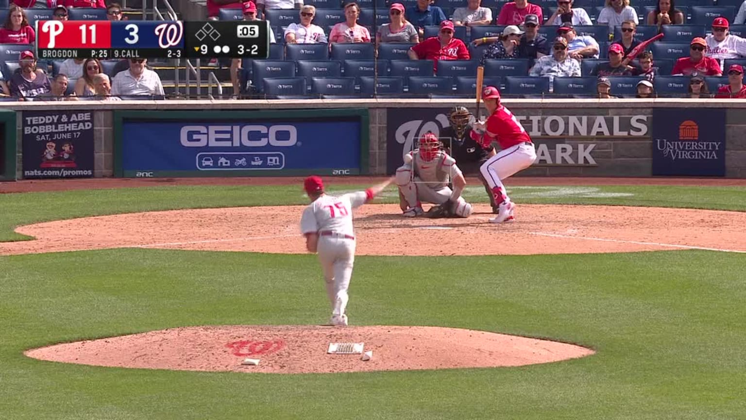 Connor Brogdon strikes out Alex Call for the last out | 06/04/2023 ...