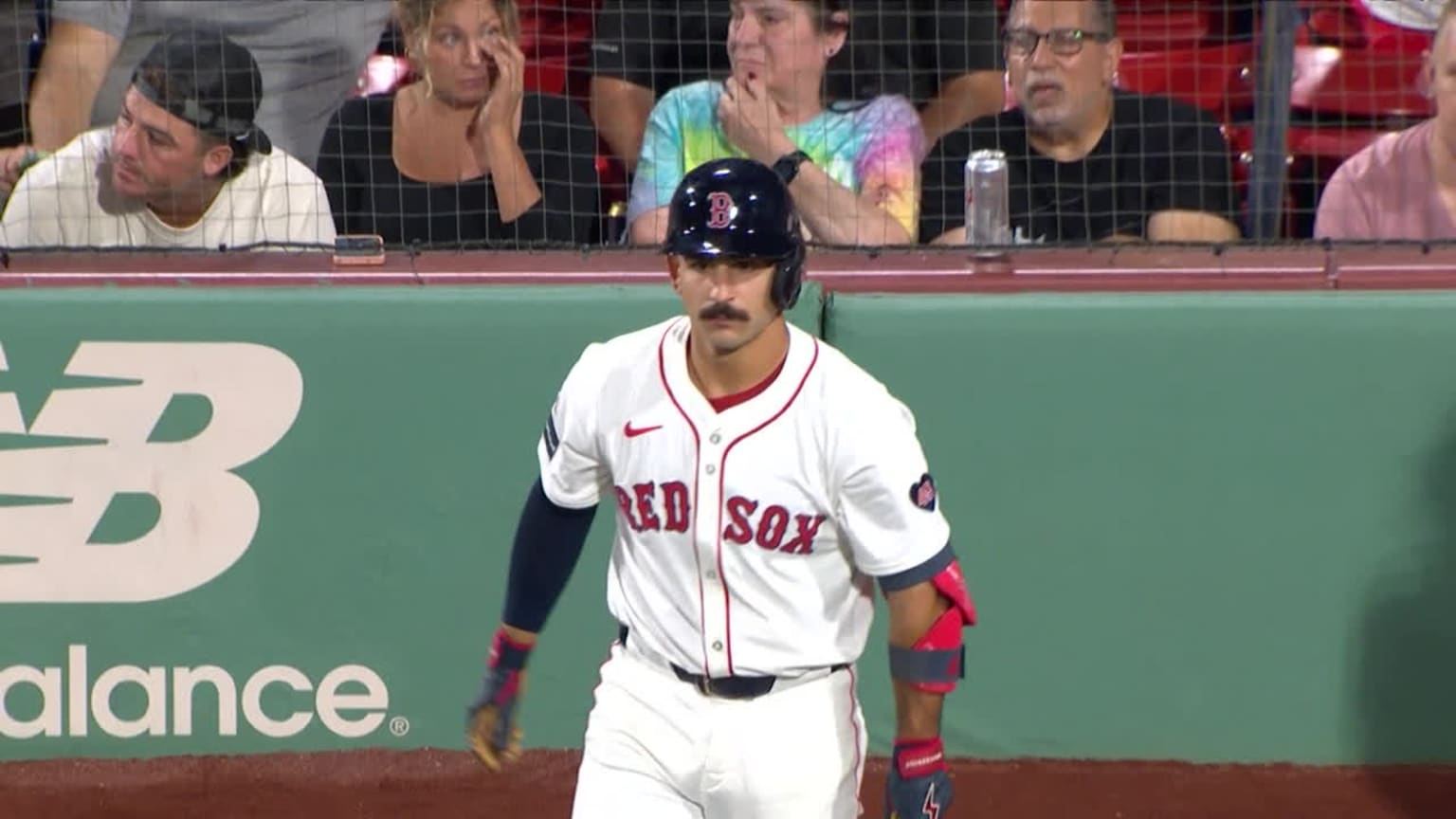 Mickey Gasper takes a walk in his MLB debut | 08/12/2024 | Boston Red Sox