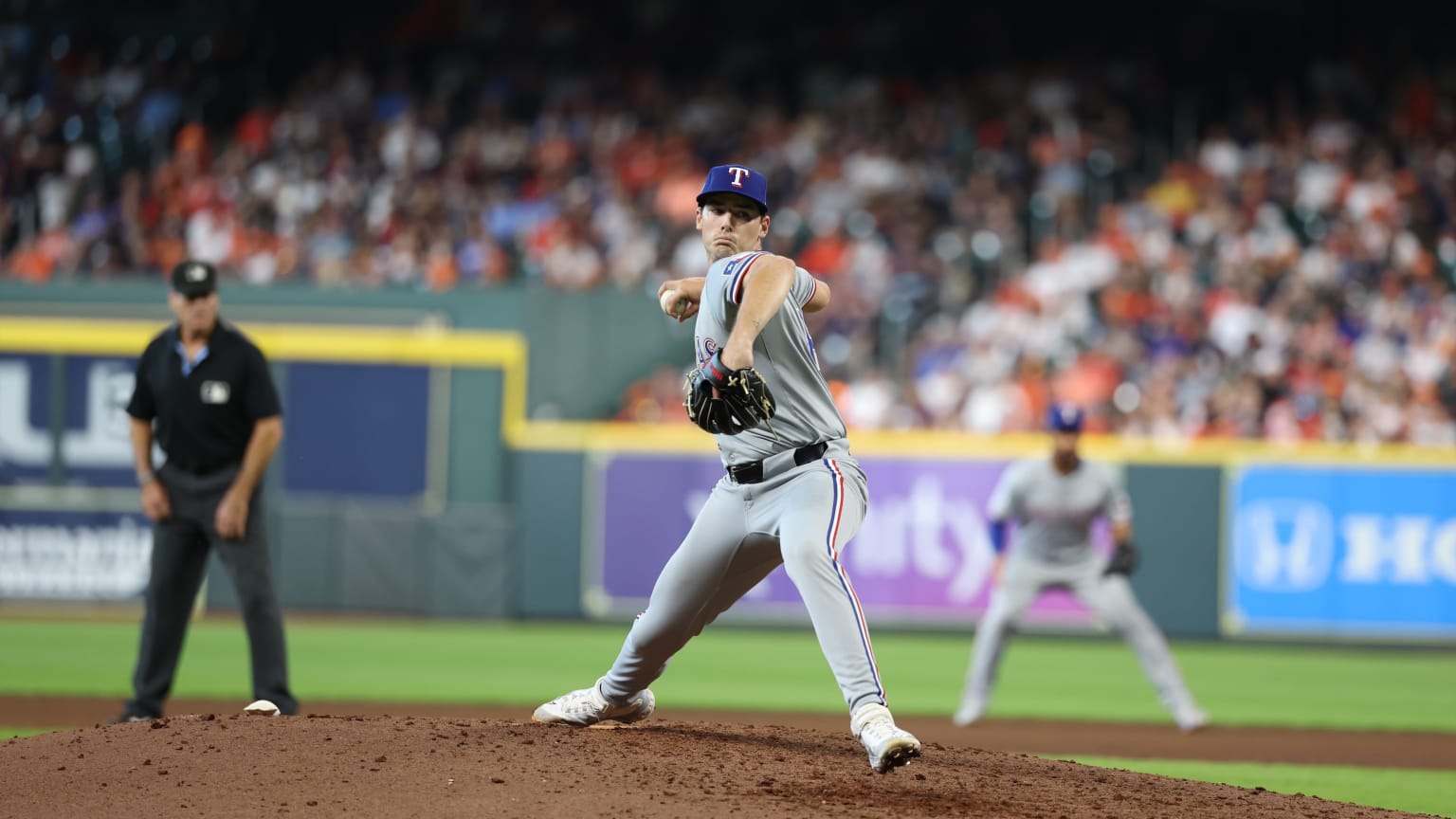 Cole Winn's first MLB K | 04/14/2024 | Texas Rangers