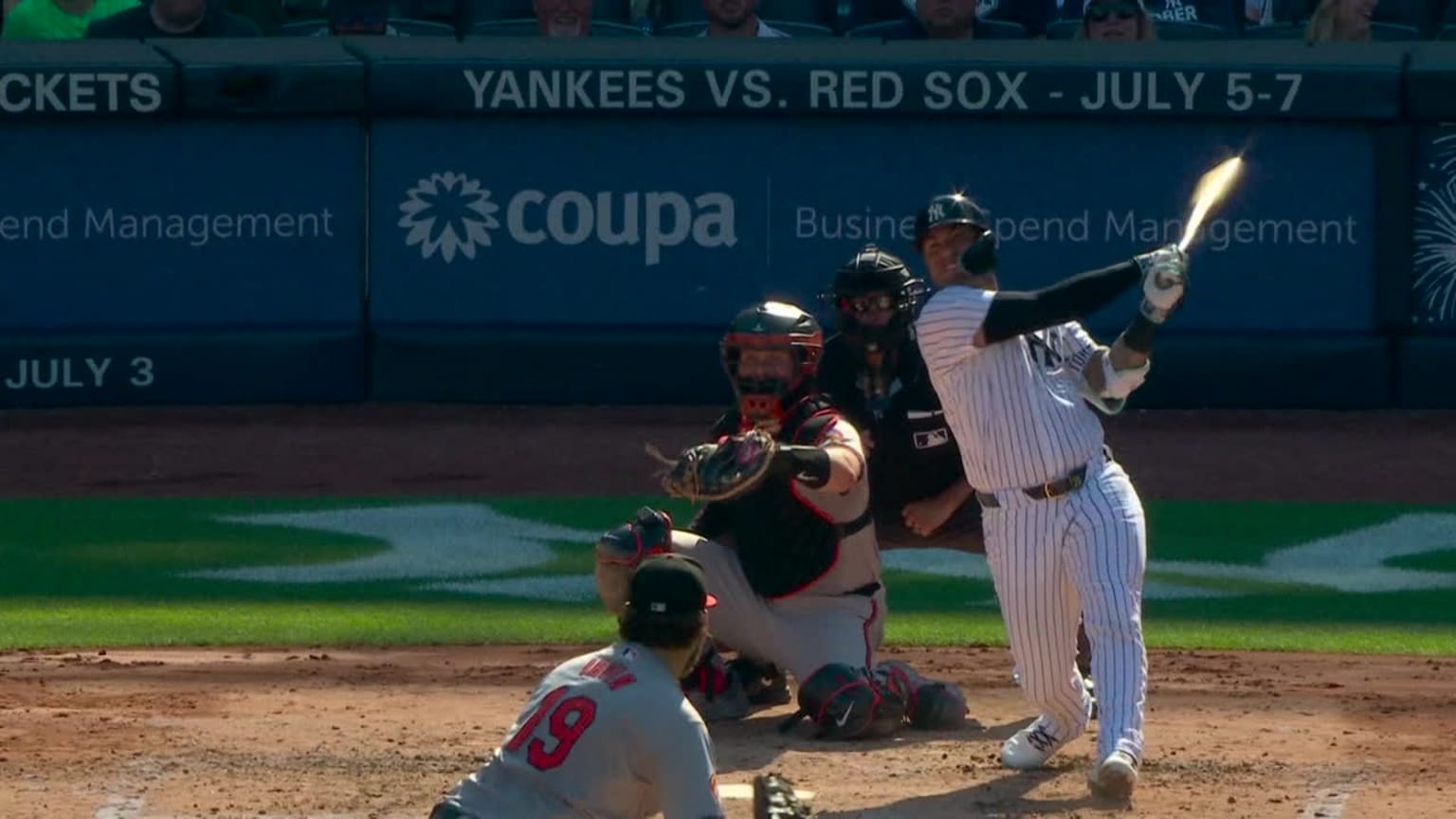 Jonrón solitario de Gleyber Torres | 20/06/2024 | Los Yankees de Nueva York