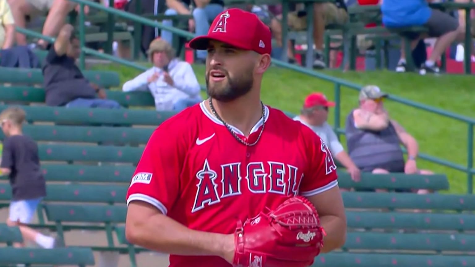 Patrick Sandoval retires six in a row in spring start | 03/06/2024 ...