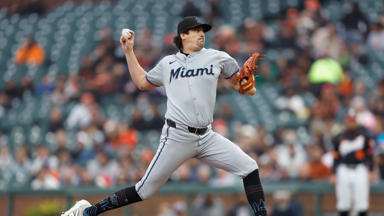 Cal Quantrill gets Patrick Bailey swinging | 06/24/2025 | Miami Marlins