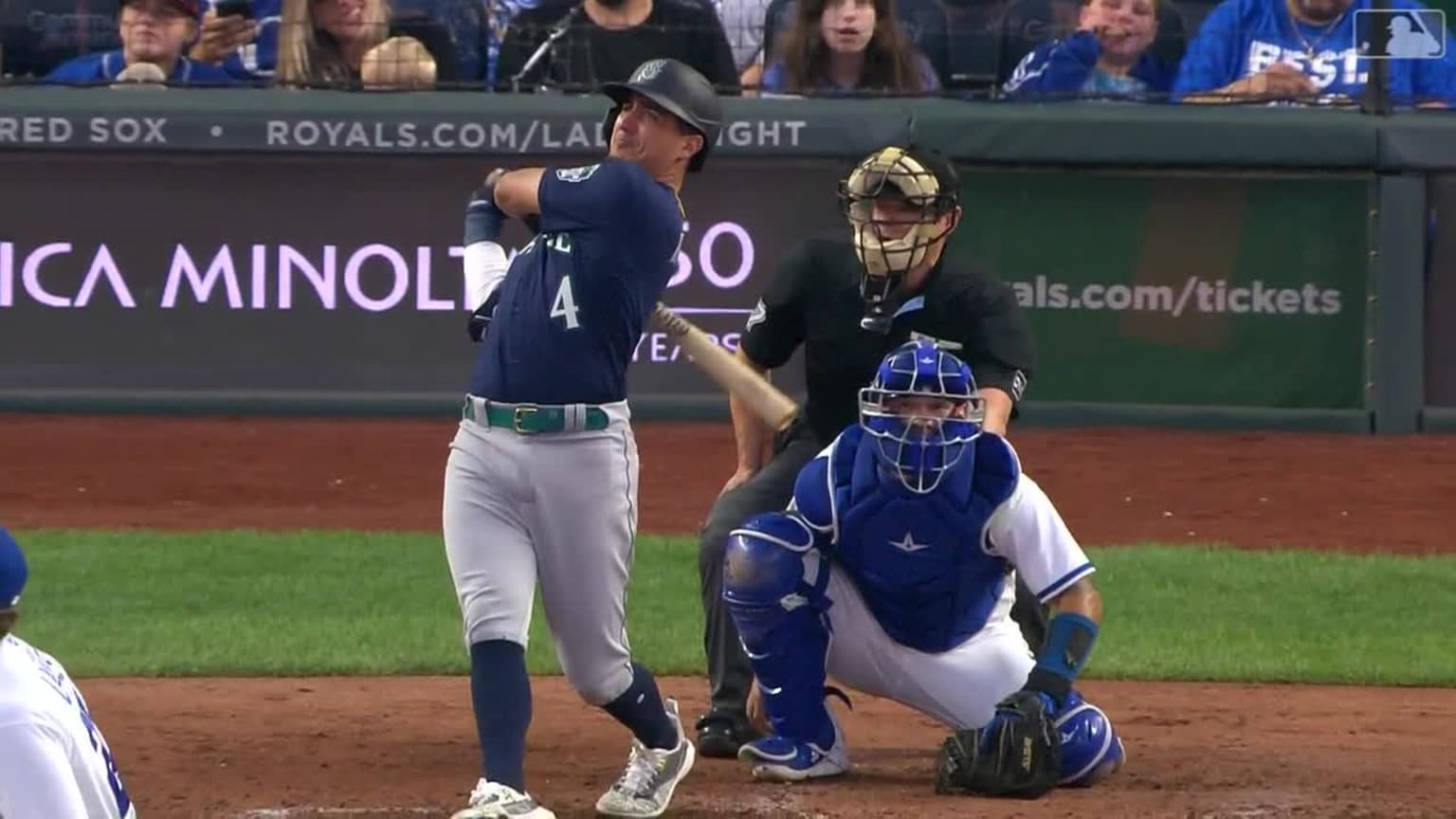 Josh Rojas cranks his first homer of the season | 08/15/2023 | Seattle ...
