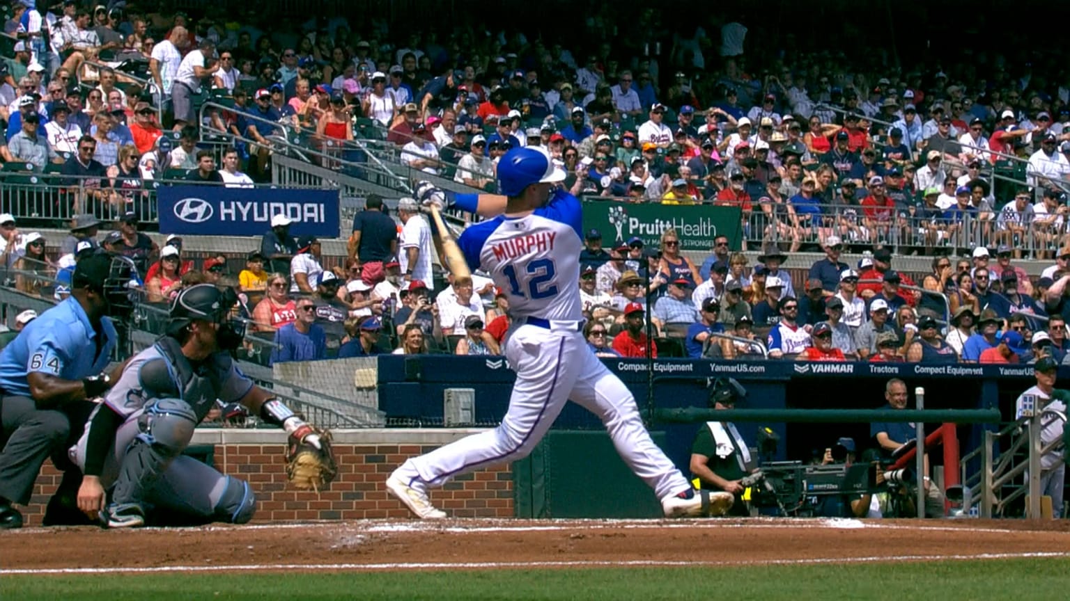 Sean Murphy drills an RBI double to left field | 07/01/2023 | Atlanta ...