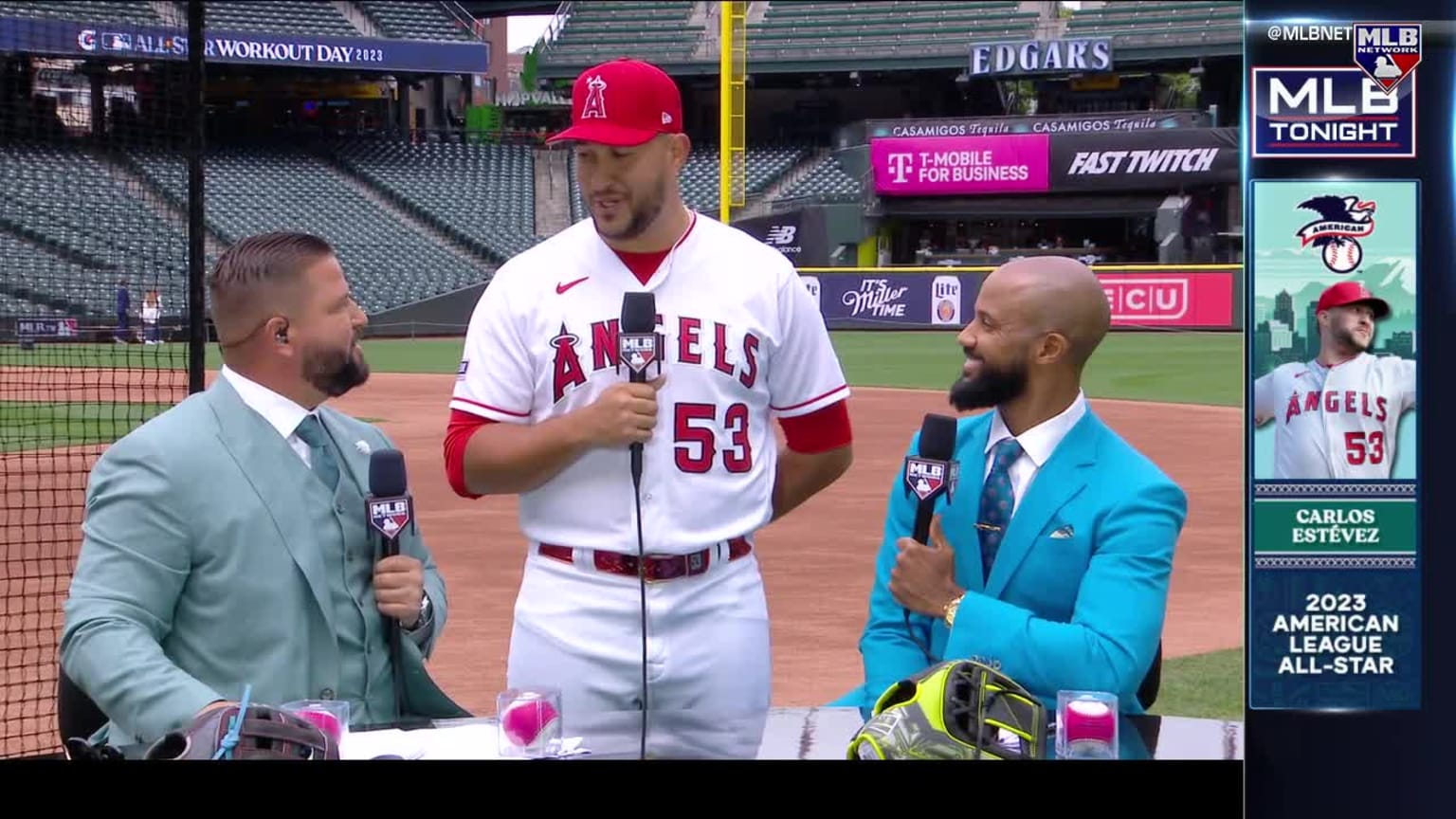 Estévez on first career All-Star Game selection | 07/10/2023 | Los ...