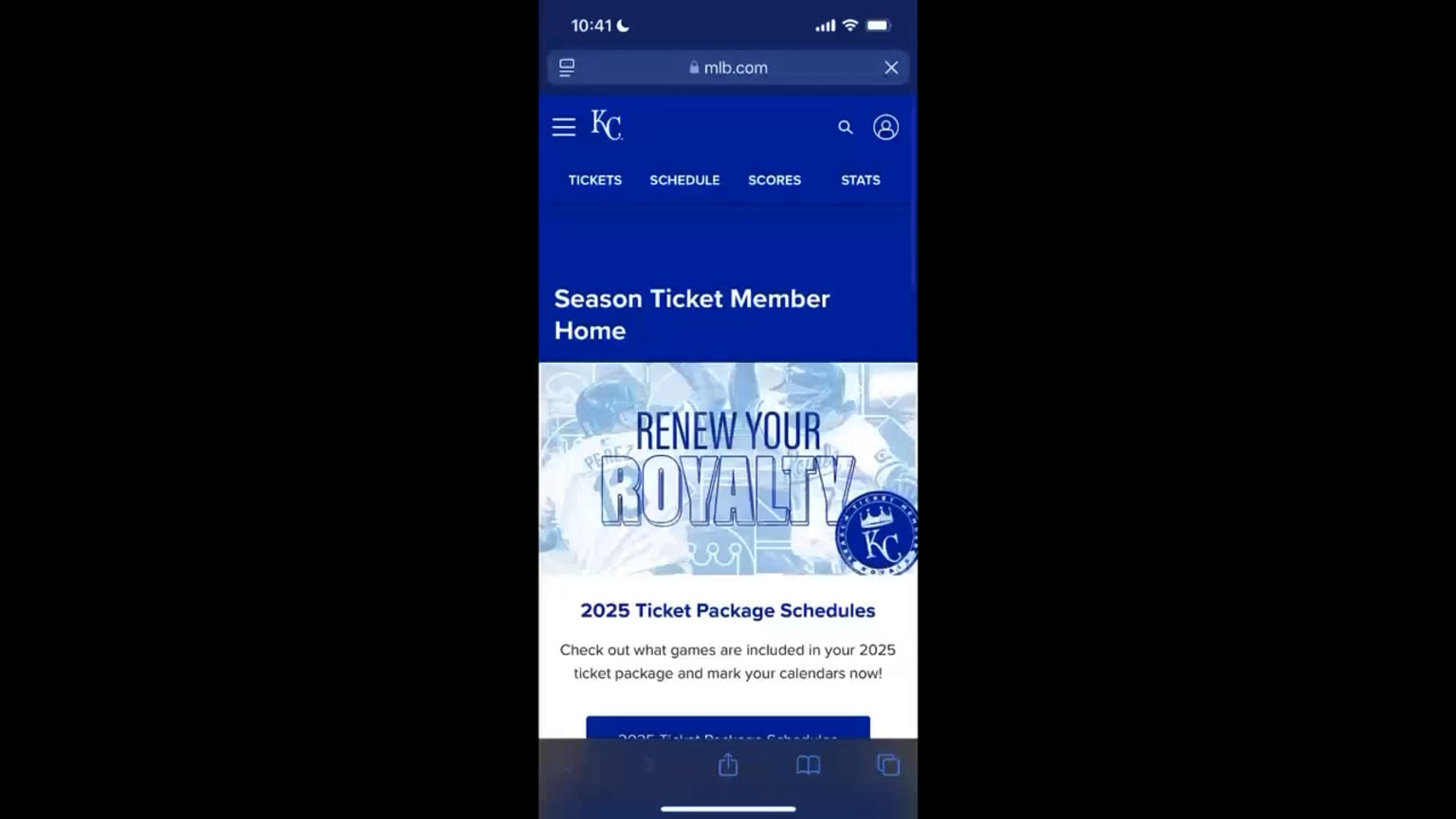 KCR 2025 STM Redemption | 03/17/2025 | MLB.com