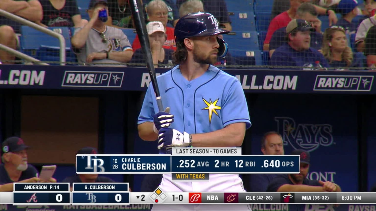 Charlie Culberson hits an RBI single in the 2nd | 03/10/2023 | Tampa ...