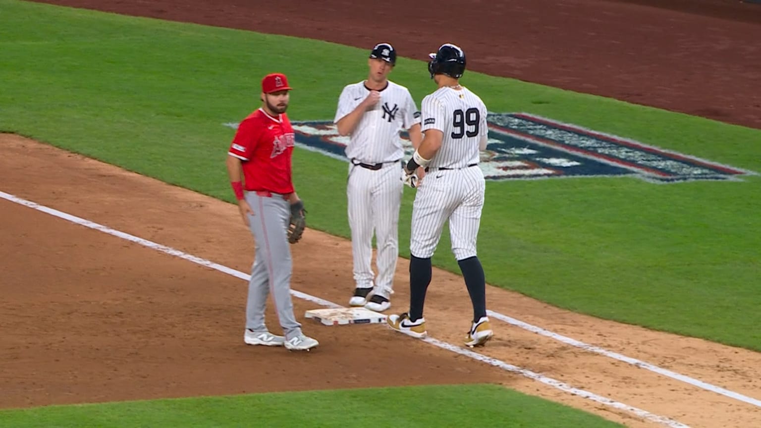 Angels walk Aaron Judge, escapes inning unscathed | 06/16/2025 | Los ...