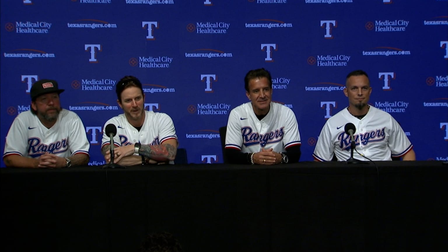 Creed discusses the Rangers using their music | 10/19/2023 | Texas Rangers